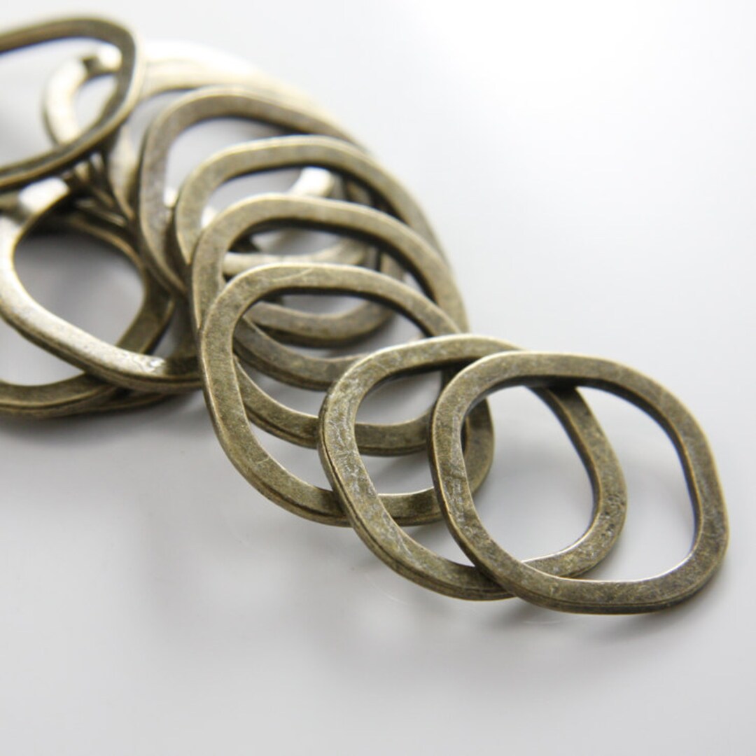 14 Pieces Antique Brass Tone Base Metal Rings-25mm (25661Y-K-166)A15 - Etsy