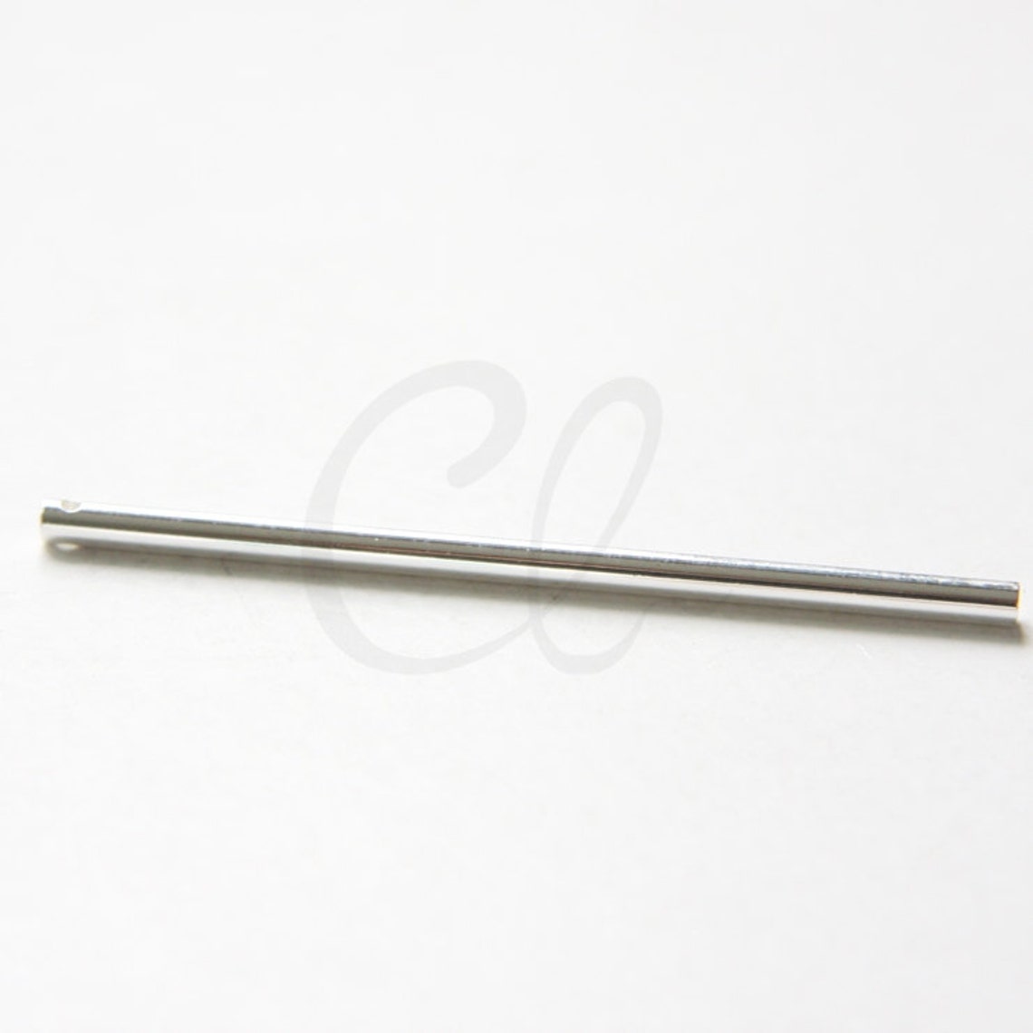 One Piece Premium Silver Plated Brass Base Long Round Bar - Stick ...
