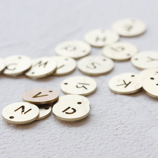 Brass Alphabet - Etsy