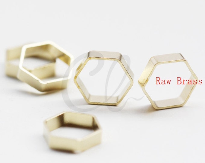 One Piece Premium Rose Gold Plated Brass Base Moon Link - Etsy