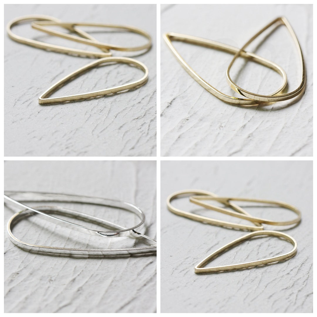 Solid Brass Tear - Teardrop - Pear - Frame 53x25x2mm (4281C) - Etsy