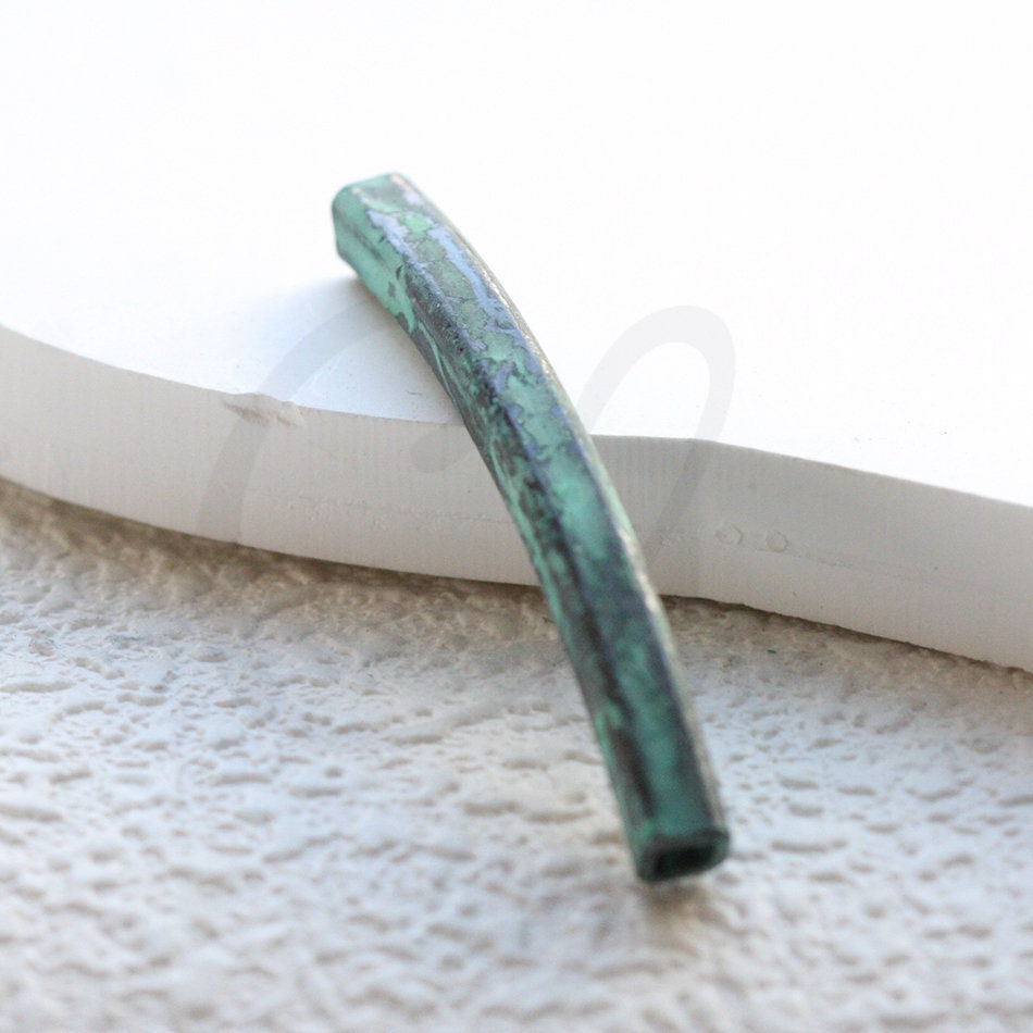 One Piece Hand Made Green Patina Charms - Varies Shapes and Size (pta ...