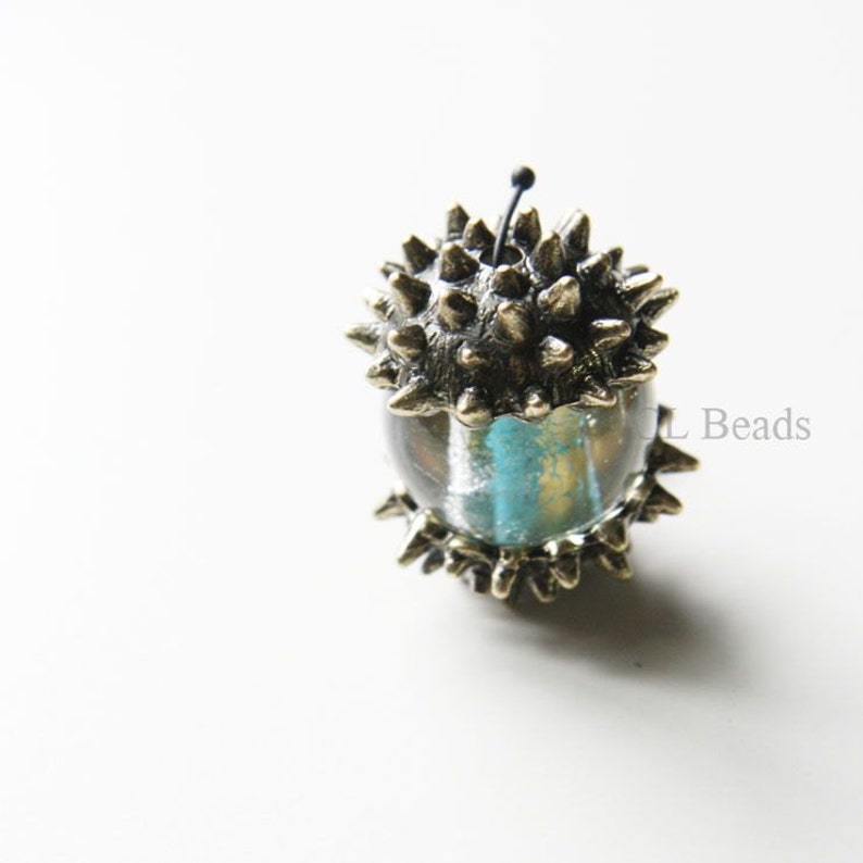 2 Pieces Antique Brass Tone Base Metal Caps-spike 24x10mm | Etsy