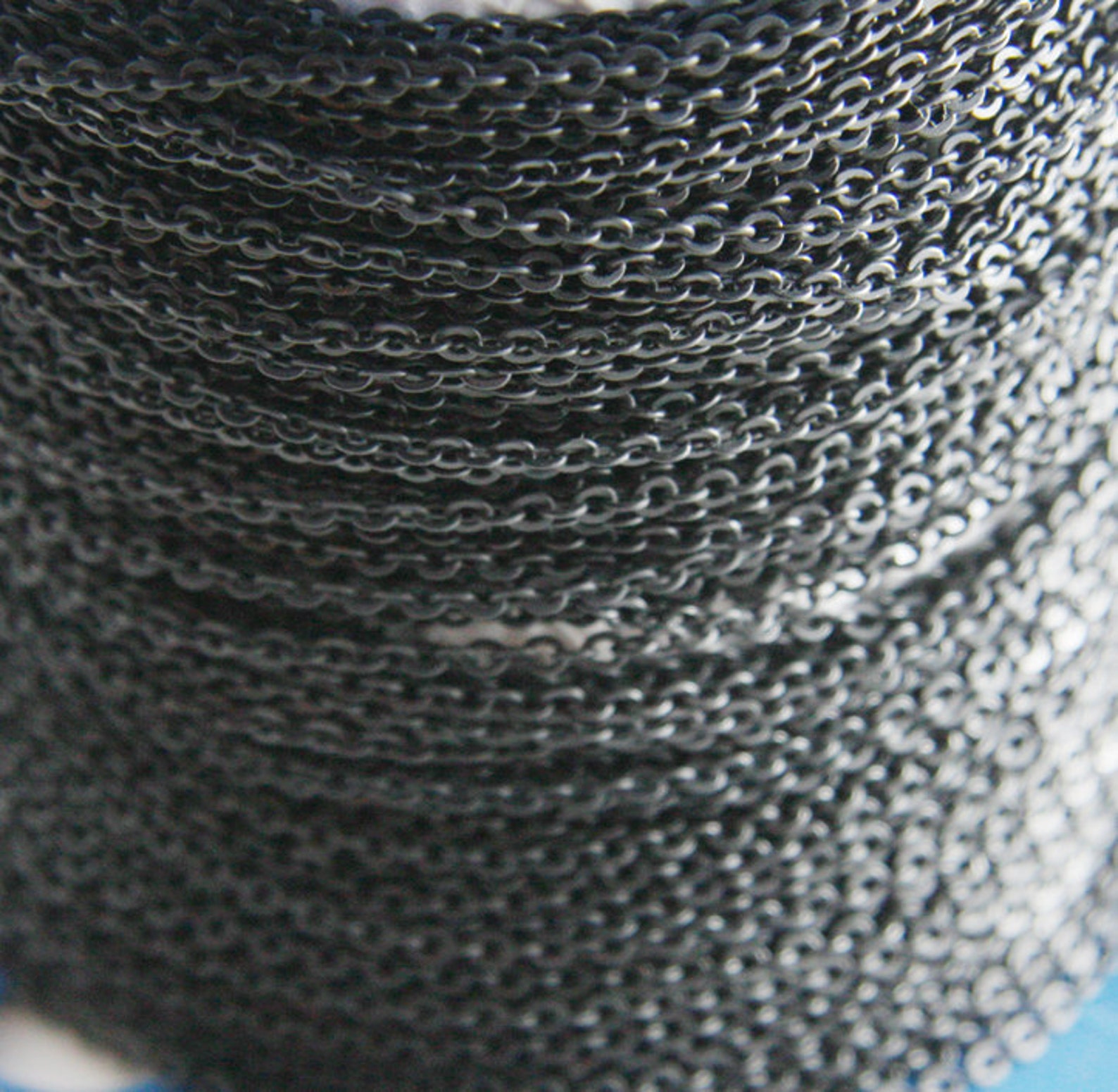 6 Feet Matte Black Plated Chains-flat Oval 2.7x2.0mm - Etsy