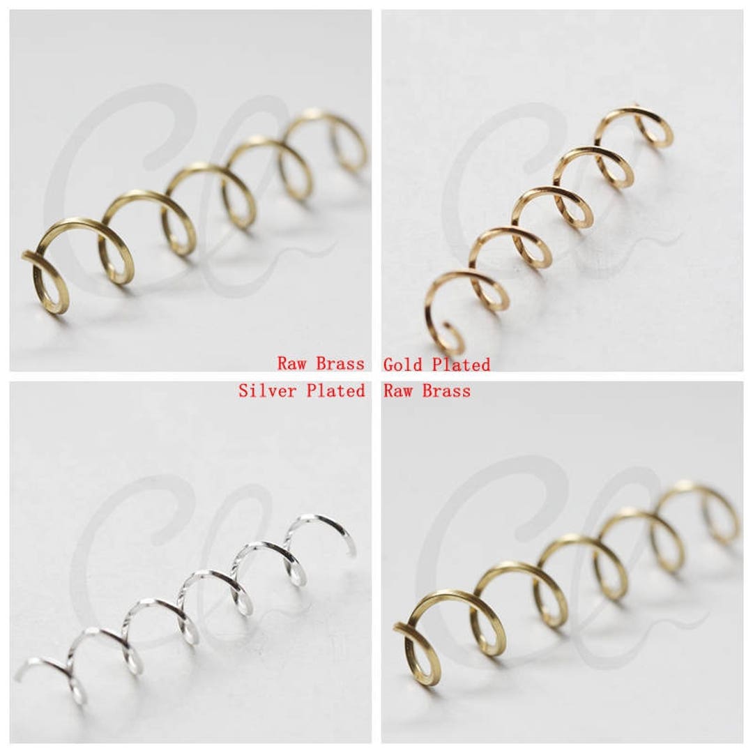 Brass Brass Coil Link - Spring 62x9.6mm (3641C-V-250) - Etsy