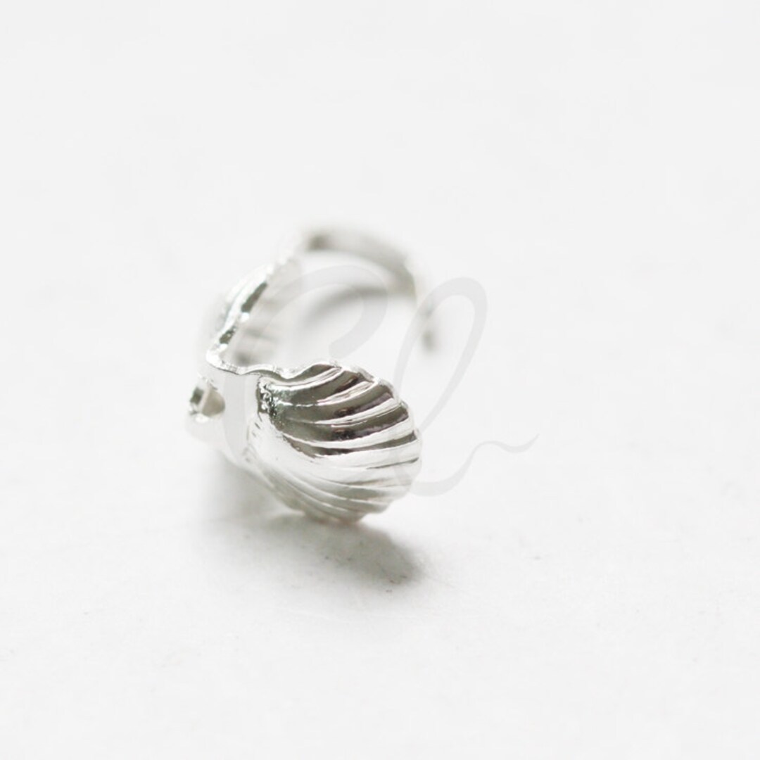 4 Pieces Silver Plated Brass Base Clam Shell Bead Tip - 4mm (1846C) - Etsy