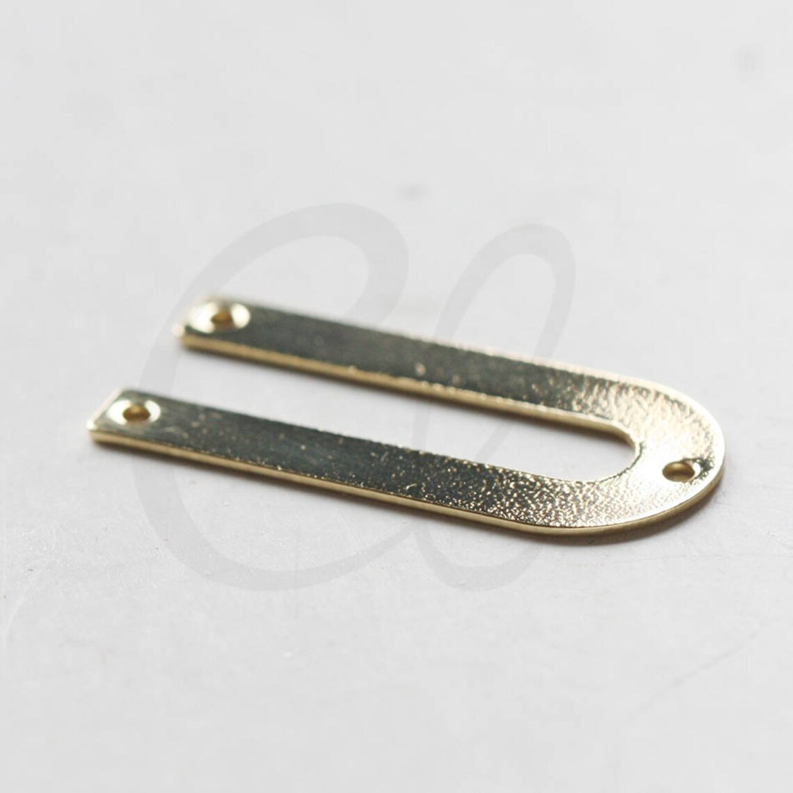 Brass Base 3 Holes Half Circle - U Link - Charm 12x26mm (3773C) - Etsy