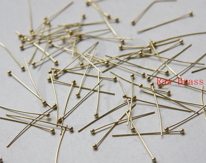 100 Pieces RAW Brass Ball Spacer 4mm 1732C-T-45 | Etsy