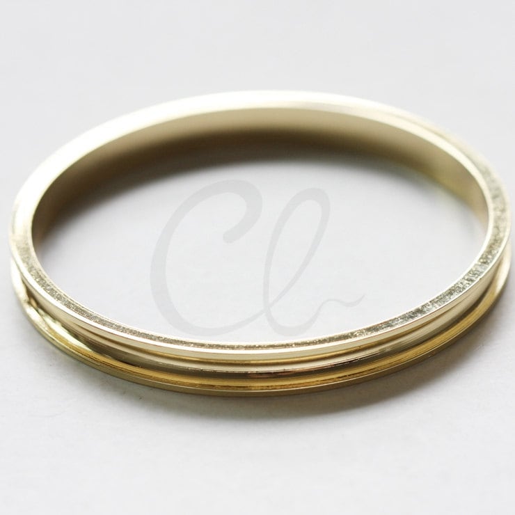 One Piece Premium Gold Plated Brass Base Ring Blank Loop for Beading ...