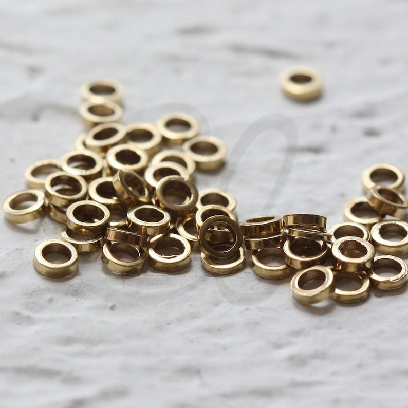 200 Pieces Solid Raw Brass Ring 3.15mm 3913C-V-281 - Etsy