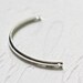 Solid Brass Curved Link Half Round Wire Half Circle Open - Etsy