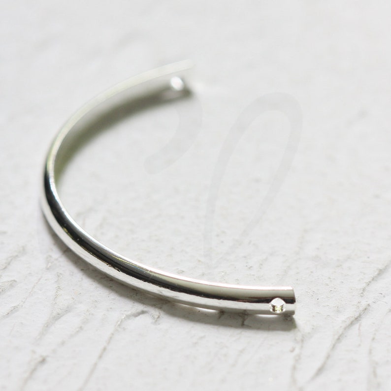Solid Brass Curved Link - Half Round Wire - Half Circle - Open Circle ...