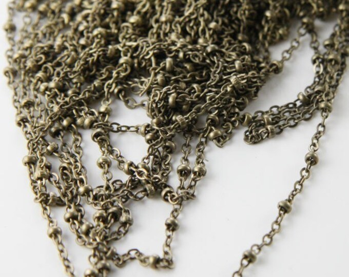 One Foot Oxidized Brass Chain-fish Bone 10-11mm CP110 - Etsy