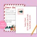 Dear Santa Letter, Santa Letter for Kids, Printable Letter to Santa ...