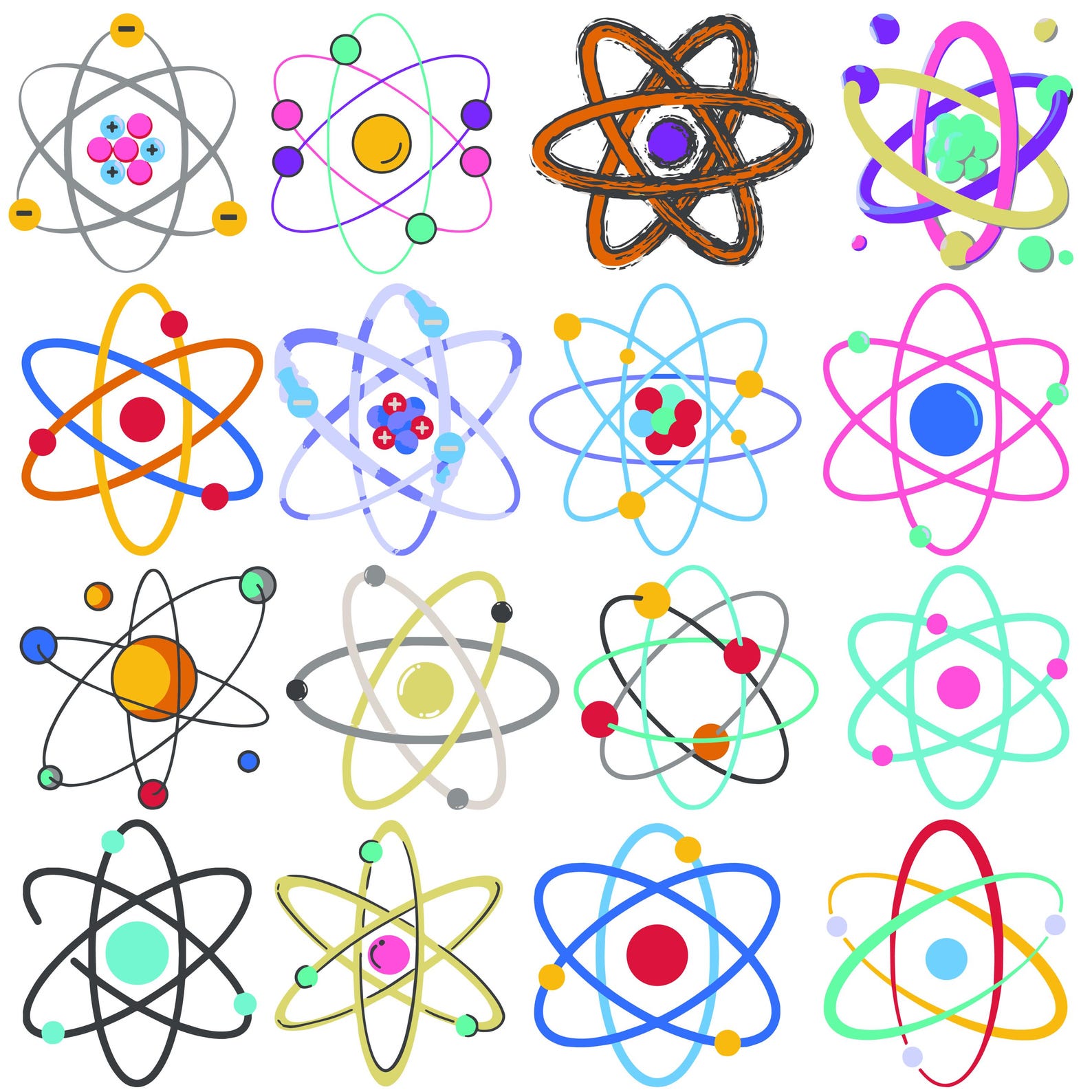Atom Svg, Science Svg, Molecule Svg, Atom Cricut, Atom Silhouette, Atom ...
