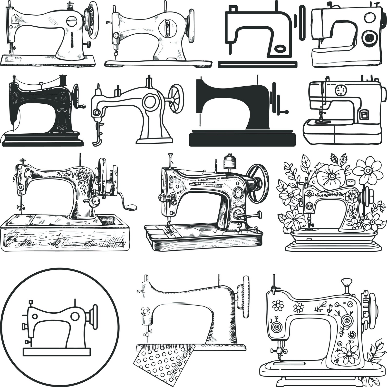 Sewing Svg Bundle, Sewing Machine Svg, Sewing Cut Files for Cricut ...