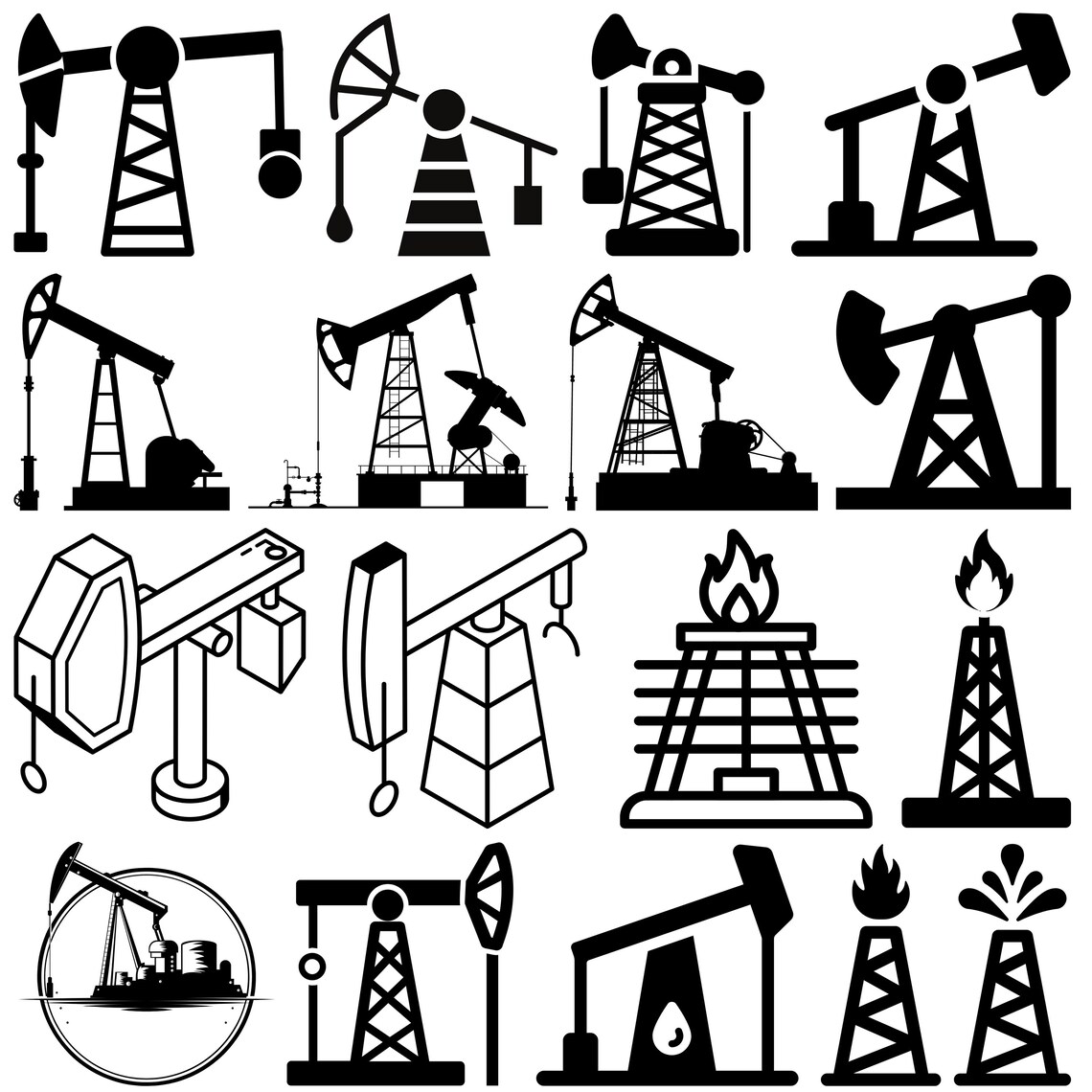 Oilfield SVG Bundle, Oilfield Eps, Oilfield Vector, Oil Pipeline Svg ...