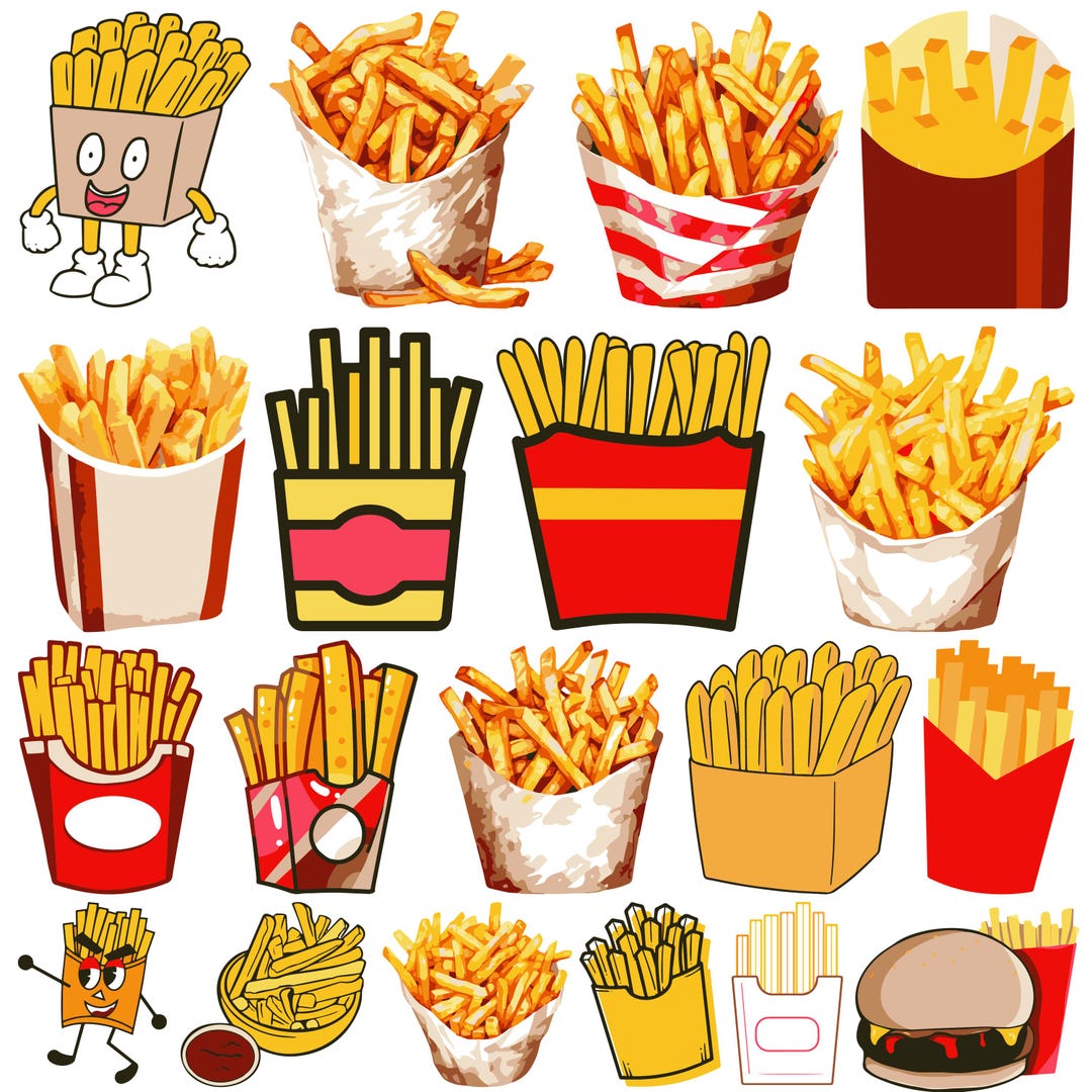 French Fries Svg, French Fries SVG Bundle, French Fry Svg, French Fries ...