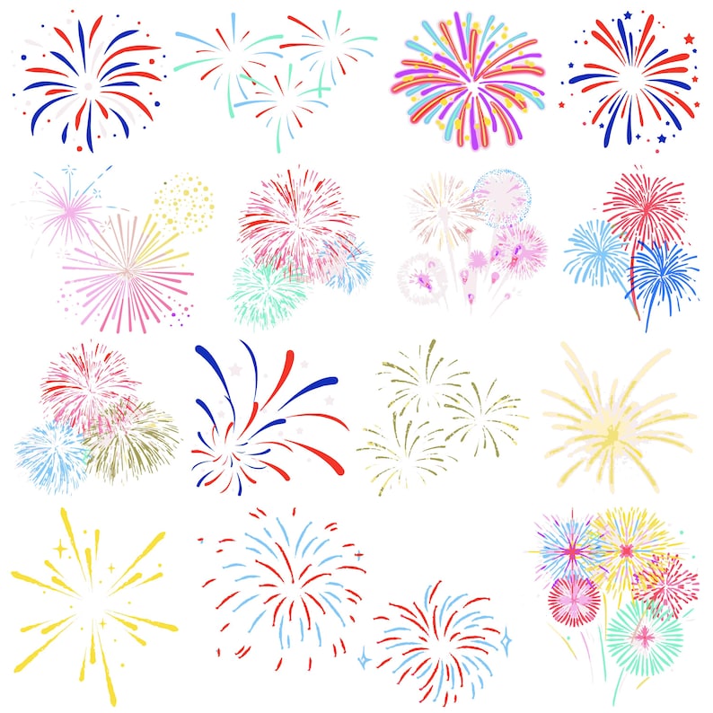 Fireworks SVG Bundle, Fireworks Vector, Fireworks Design, Fireworks ...