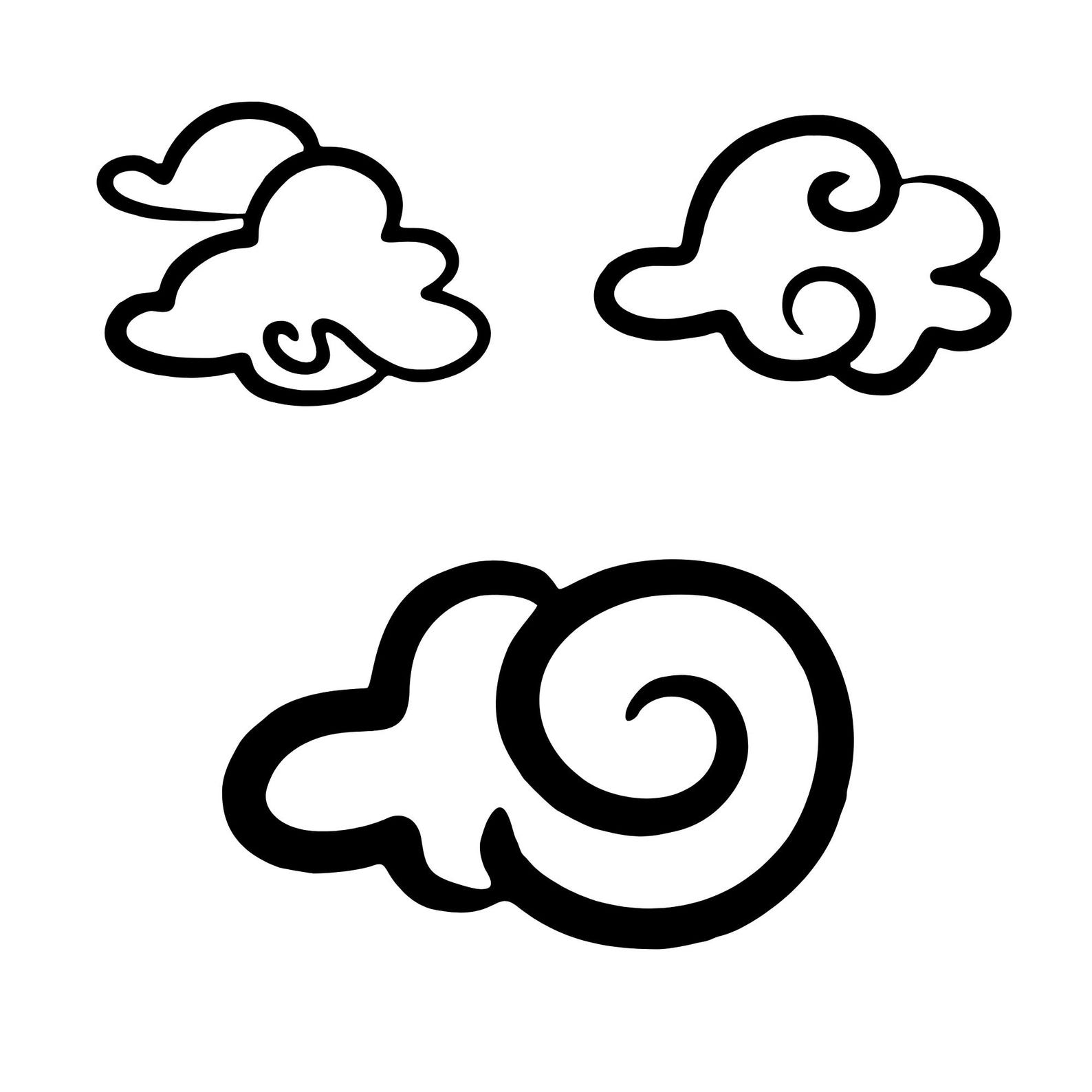 Clouds Svg Bundle, Weather Cloud Clipart, Cloud Vector, Clouds Decal ...
