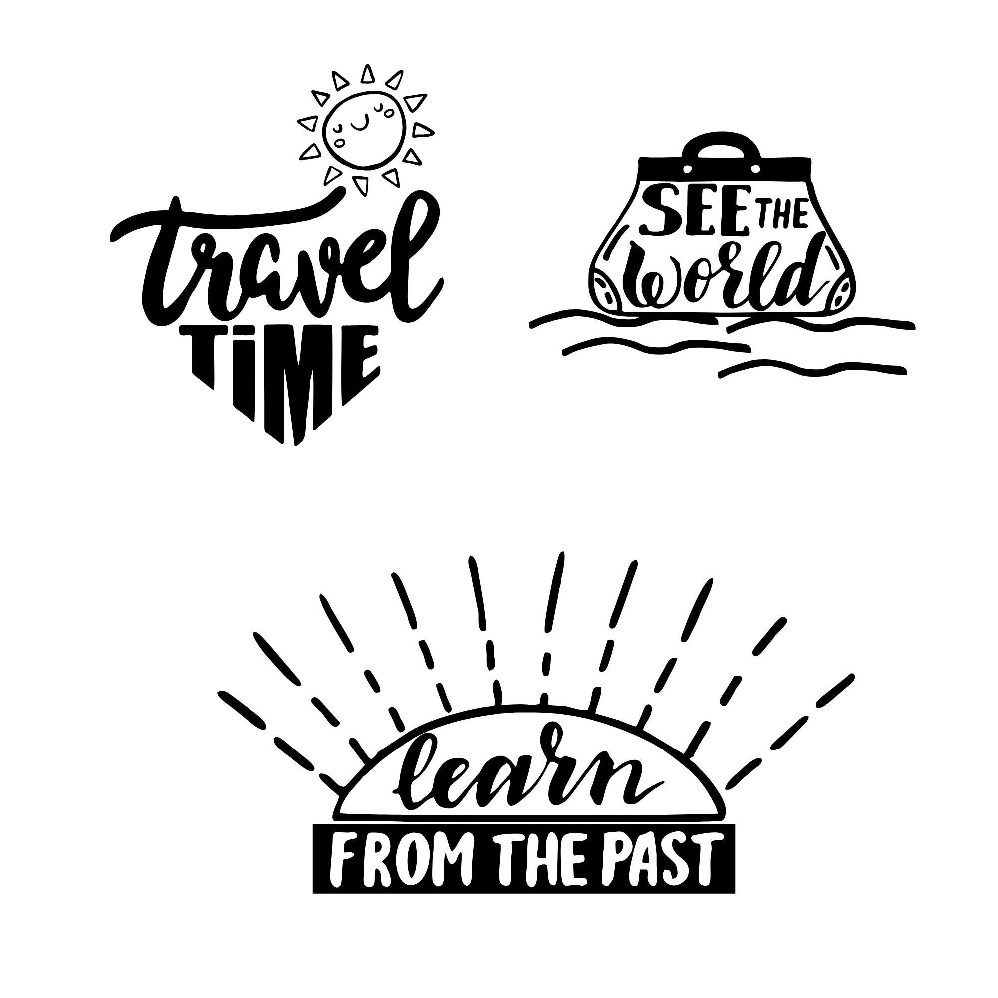 Travel Svg Bundle, Funny Travel Clipart, Traveling Vector, Vacation ...