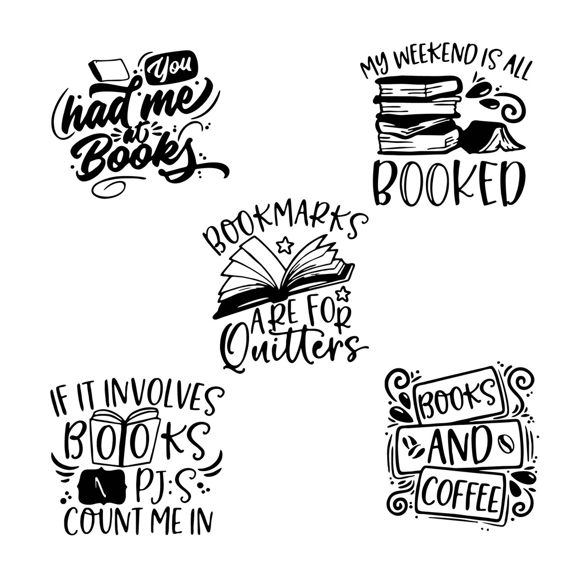 Librarian Svg Bundle, Librarian Clipart for Cricut, Librarian Icon ...