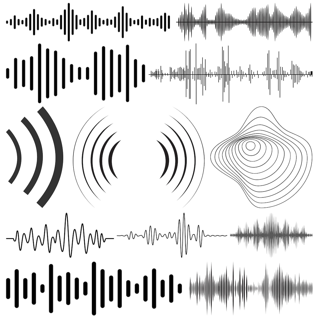 Sound Wave SVG, Music Svg, Sound Waves Clipart, Soundwave Svg ...