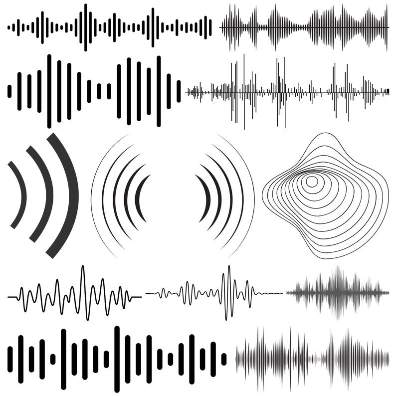 Sound Wave SVG, Music Svg, Sound Waves Clipart, Soundwave Svg ...
