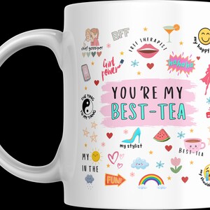 Bestie Mug, Best-tea Cup, Cute Gift for BFF, Thoughtful Present for ...