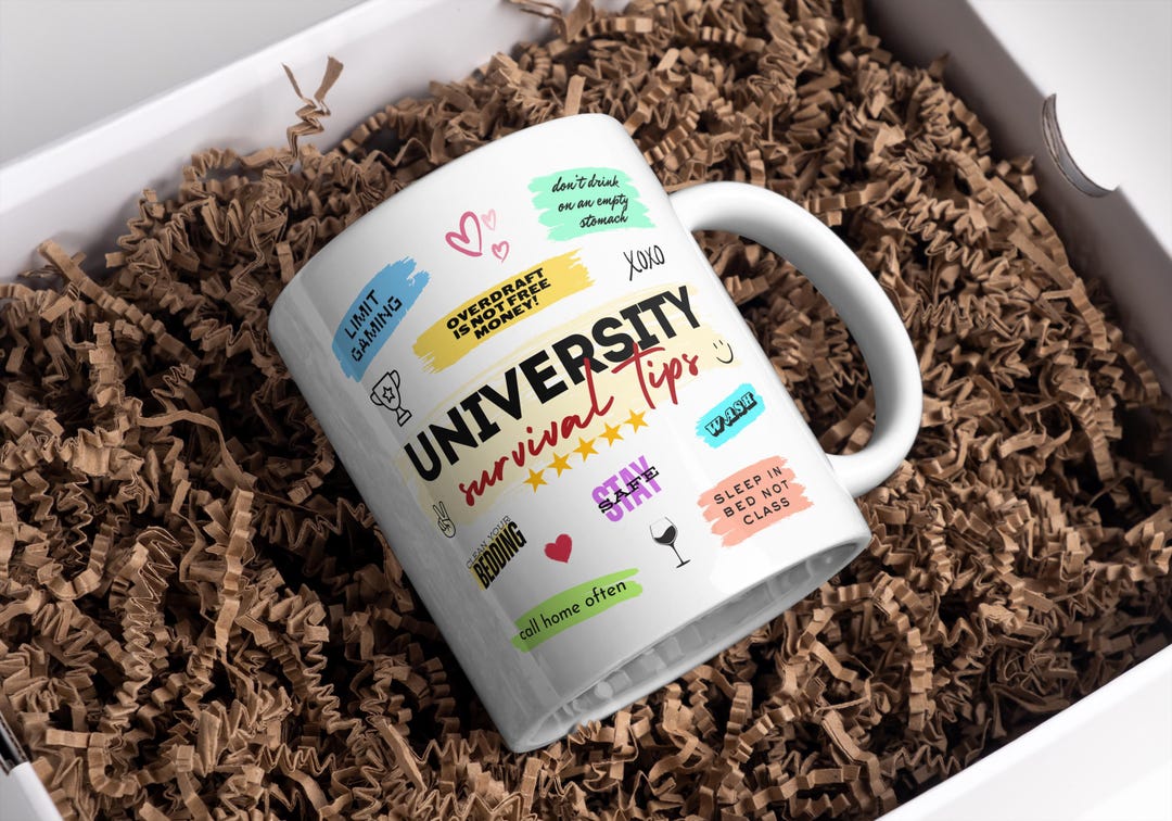 University Survival Cup, Freshers Cup, Perfect Gift for Starting ...