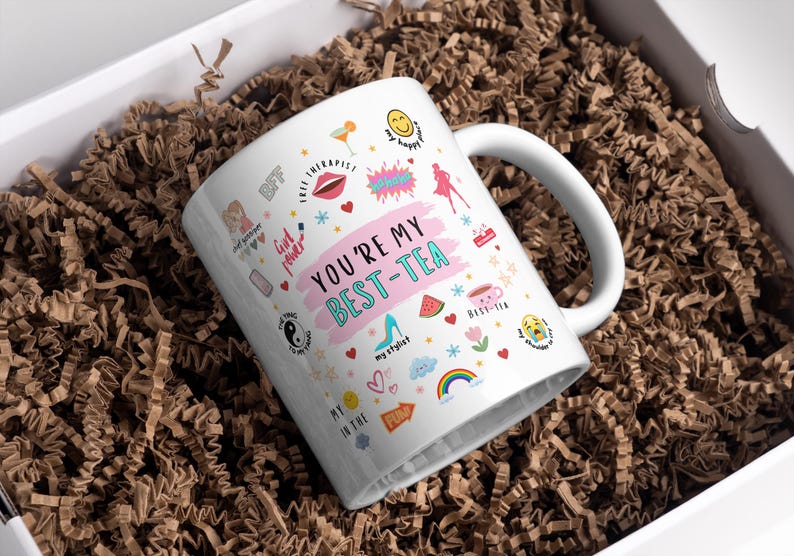 Bestie Mug, Best-tea Cup, Cute Gift for BFF, Thoughtful Present for ...