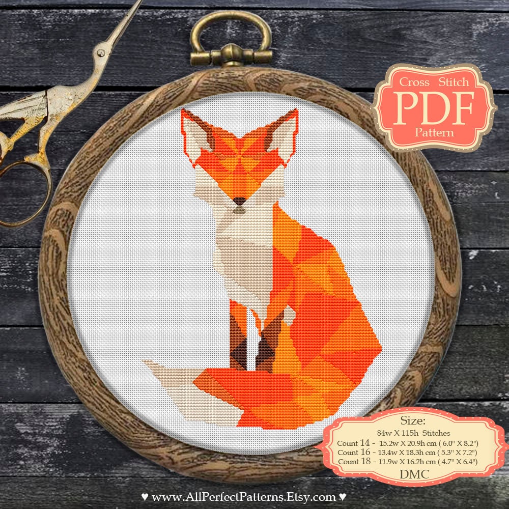 Star Fox Cross Stitch Pattern
