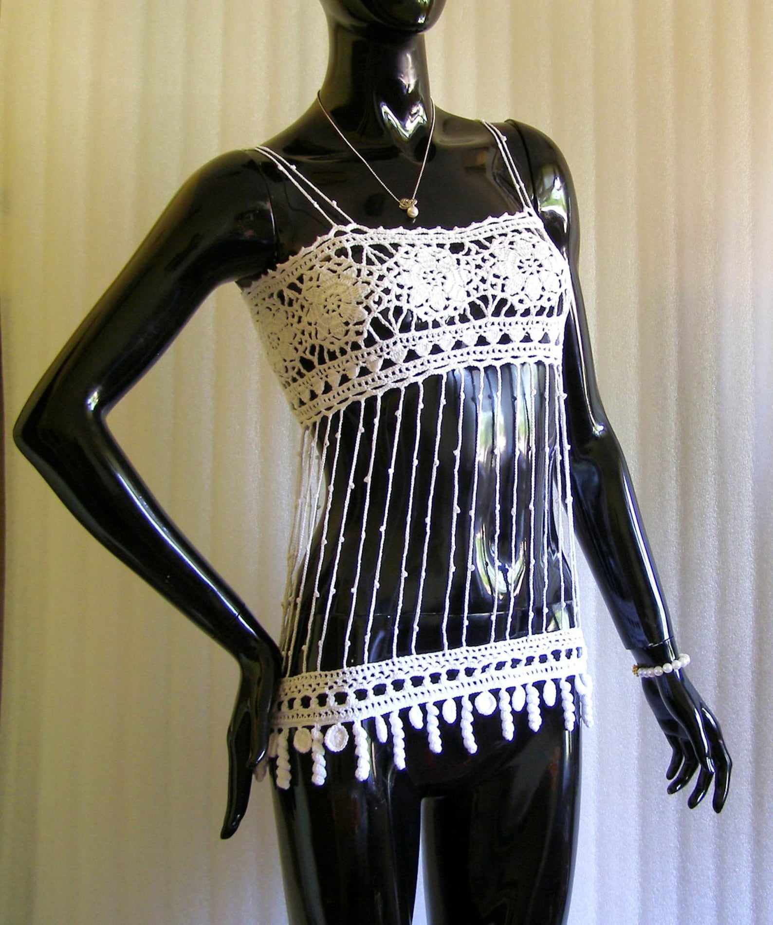 Crochet Lace Top PDF Pattern Instant Download - Etsy