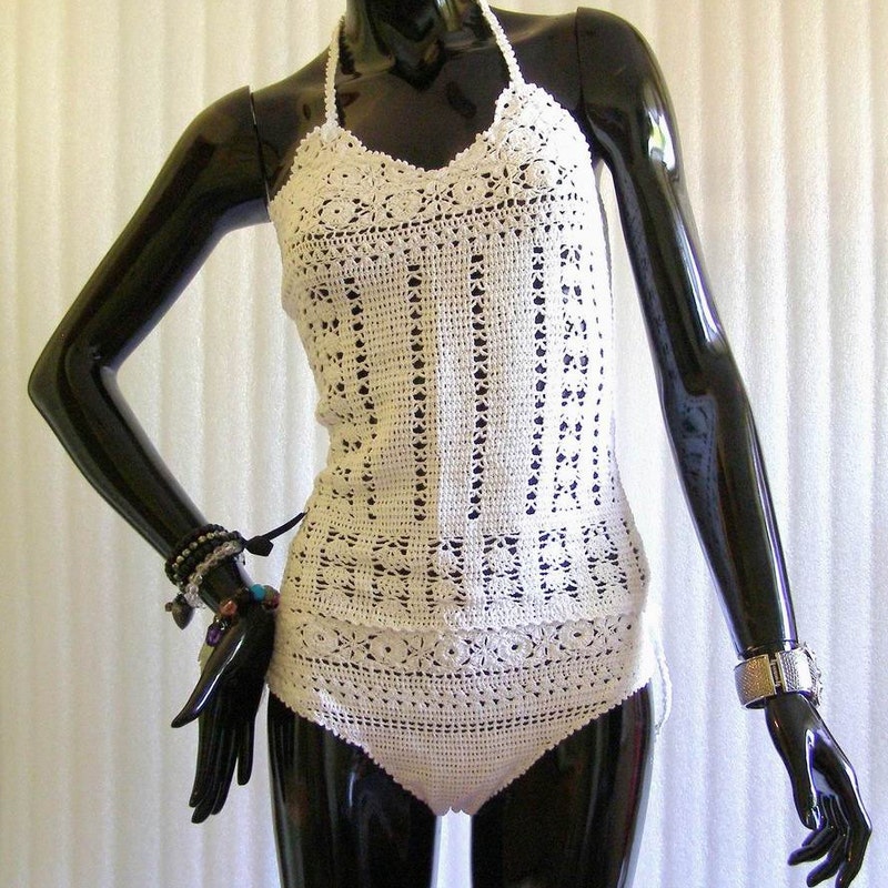 Lace Crochet Bikini - Etsy