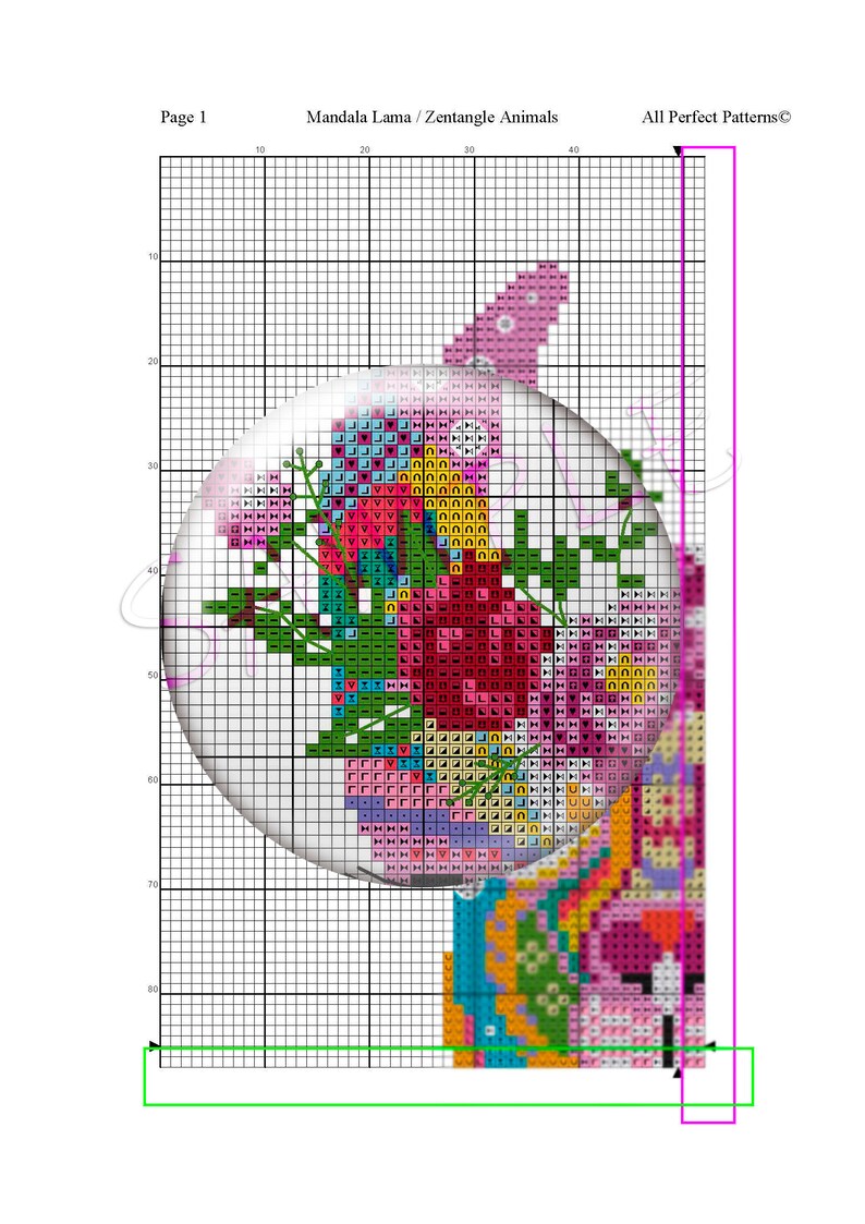 Owl Mandala Cross Stitch PDF Pattern Zentangle Animals - Etsy