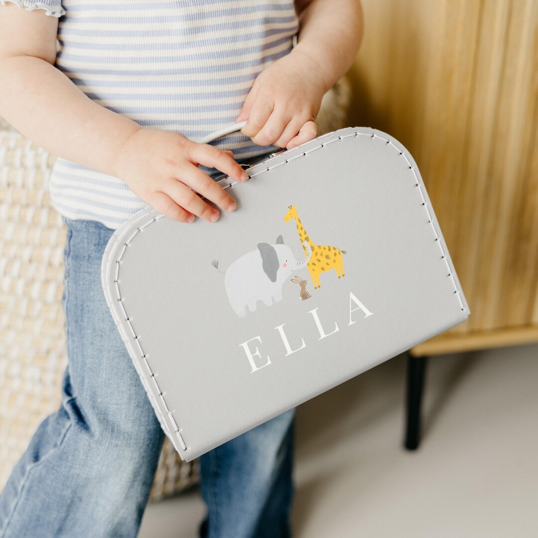 Personalized Toy Suitcase | Kids Toy Storage | Travel Toy Cardboard ...