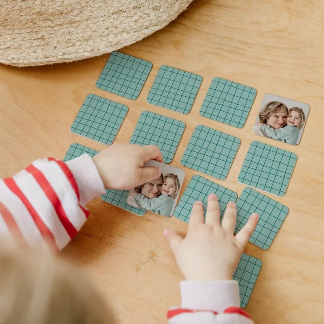 Personalized Memory Game | Custom Photo Memo Game | Gift for Kids ...