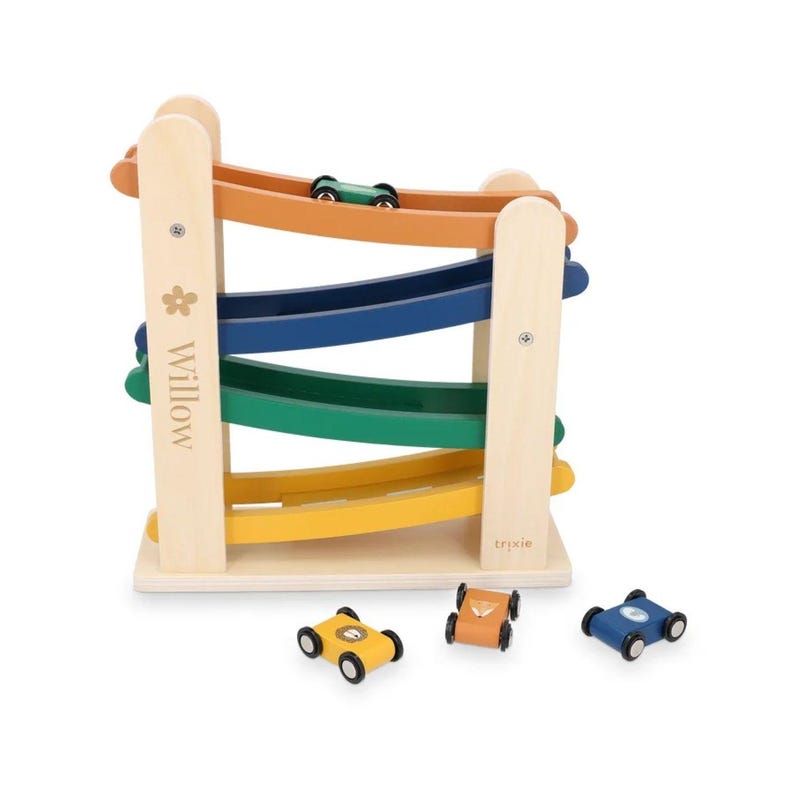 Personalized Ramp Racer | Trixie Toy Wooden Montessori Toddler Gift ...
