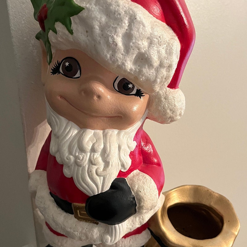 Ceramic Santa - Etsy