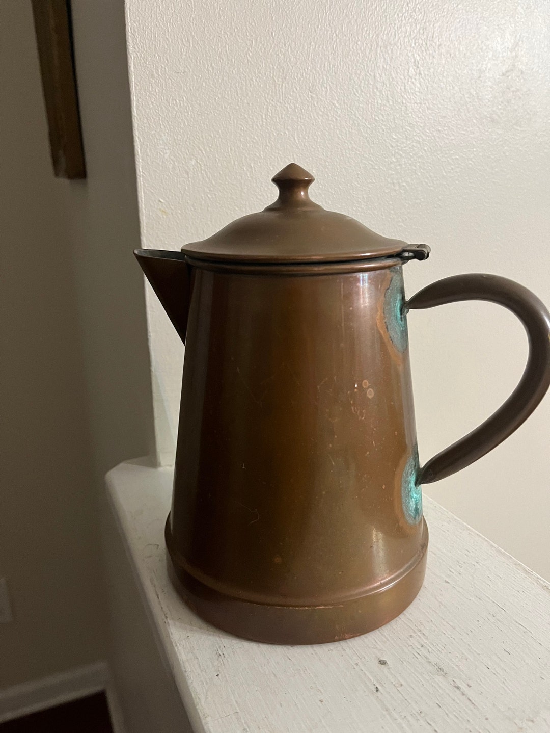 Vintage Tagus R97 Copper & Brass Portuguese Coffee Pot - Etsy