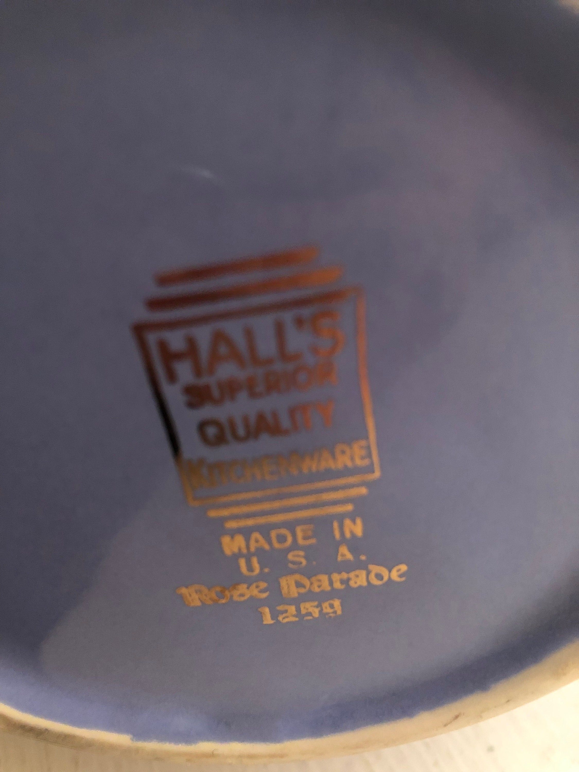 Vintage Hall Rose Parade Large Pitcher - Etsy