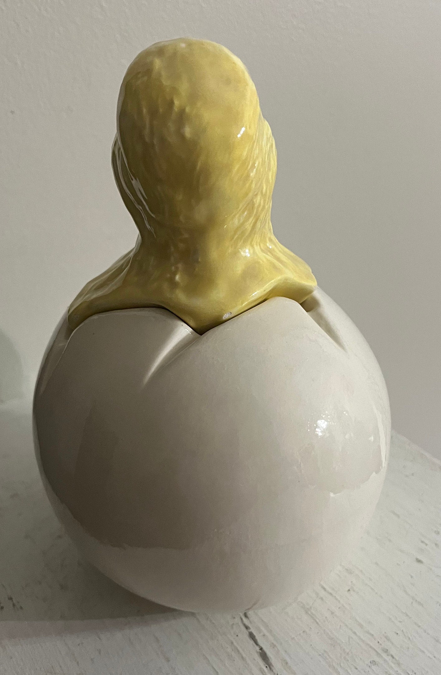 Vintage Ceramic Hatching Duckling Bank - Etsy
