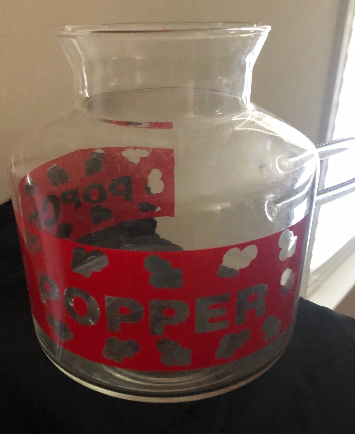 Vintage Glass Popcorn Popper - Etsy