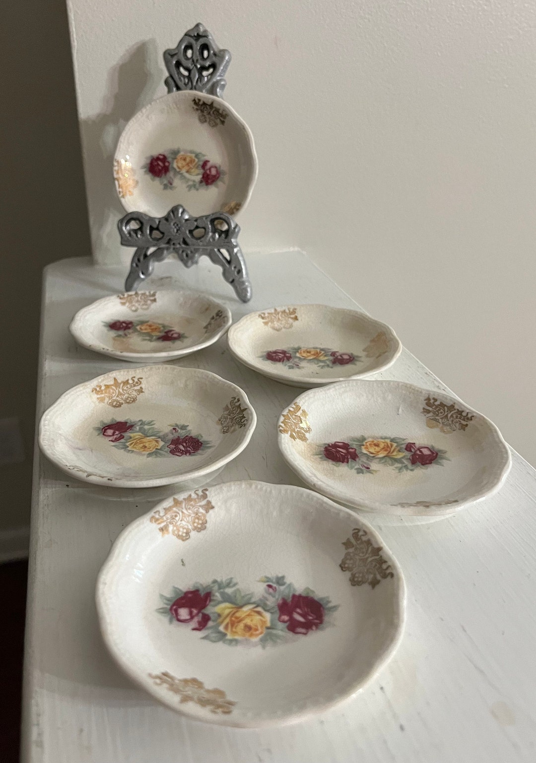 Antique Set of Six Butter Pats - Etsy