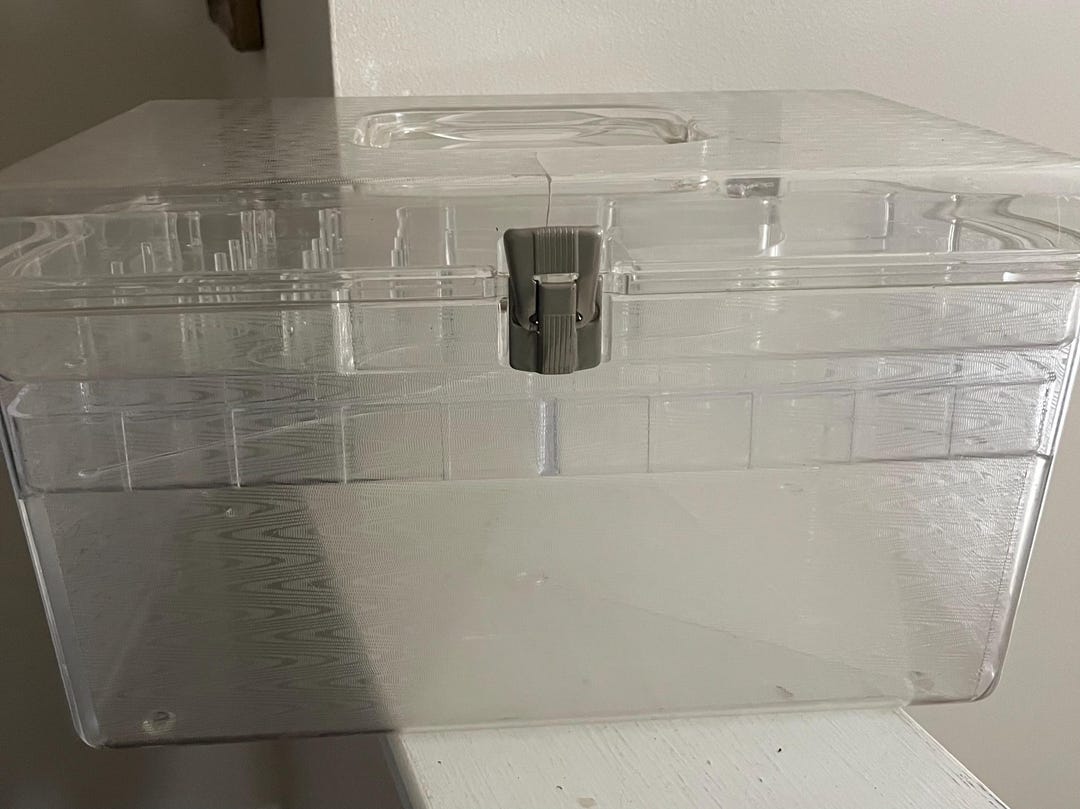 Wil Hold Large Clear Sewing Box - Etsy