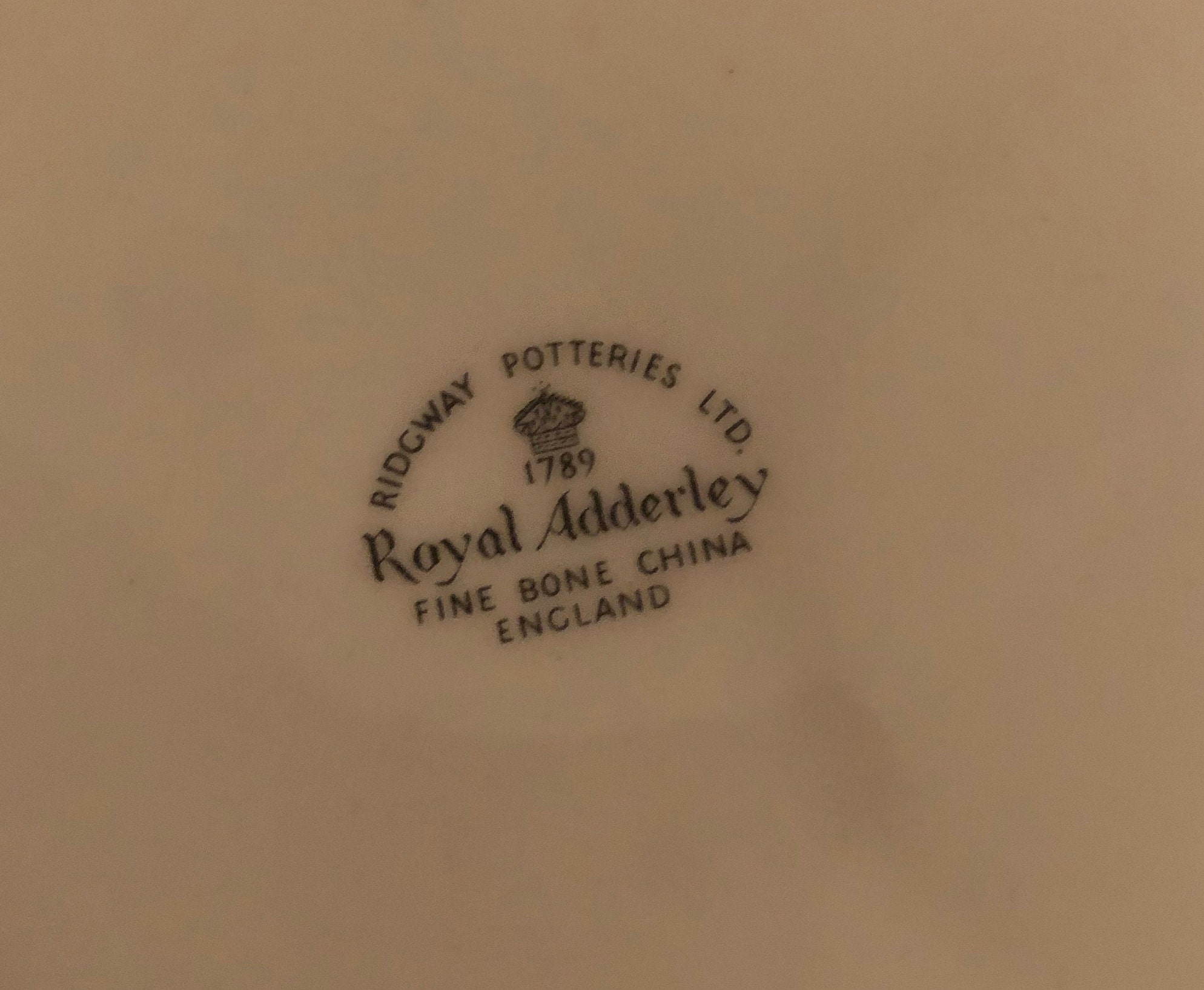 Vintage Ridgeway Potteries Royal Adderley Strawberry Ripe Snack Plates ...