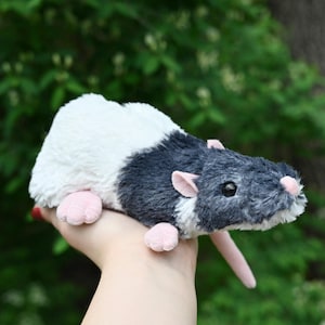 MADE-TO-ORDER Rat Plushie | Handmade Sewn Plushie - Etsy