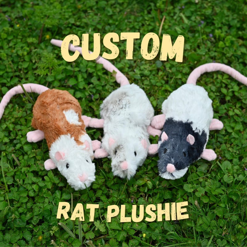 Rat Plushie - Etsy