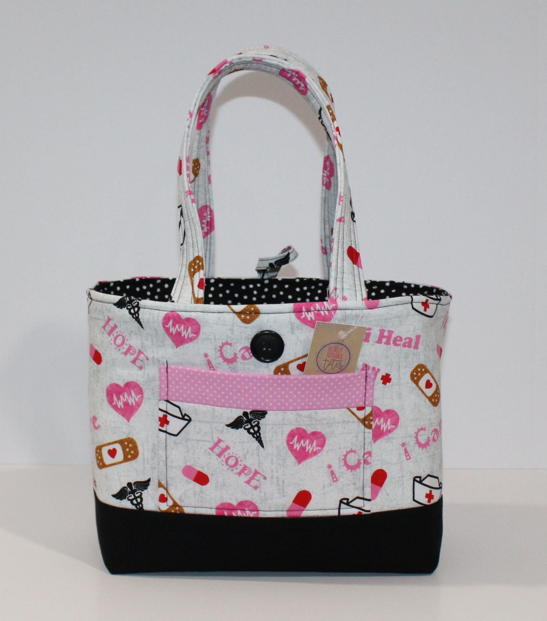 Medical Theme Tote for Doctors and Nurses , Hospital Tote, Bags ...