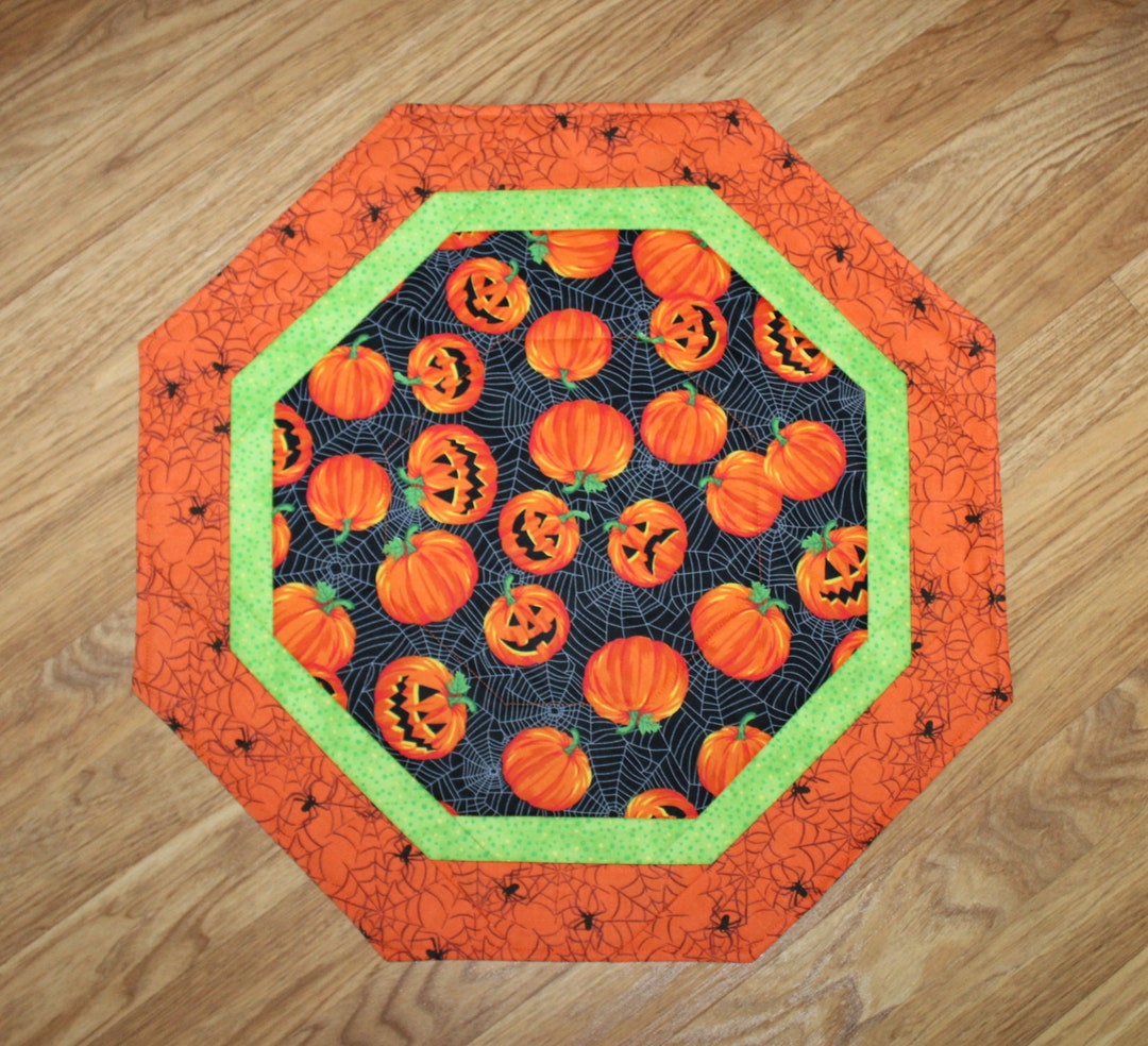 Spooky Pumpkins Octagon Table Cover Fall Home Decor Must-have ...